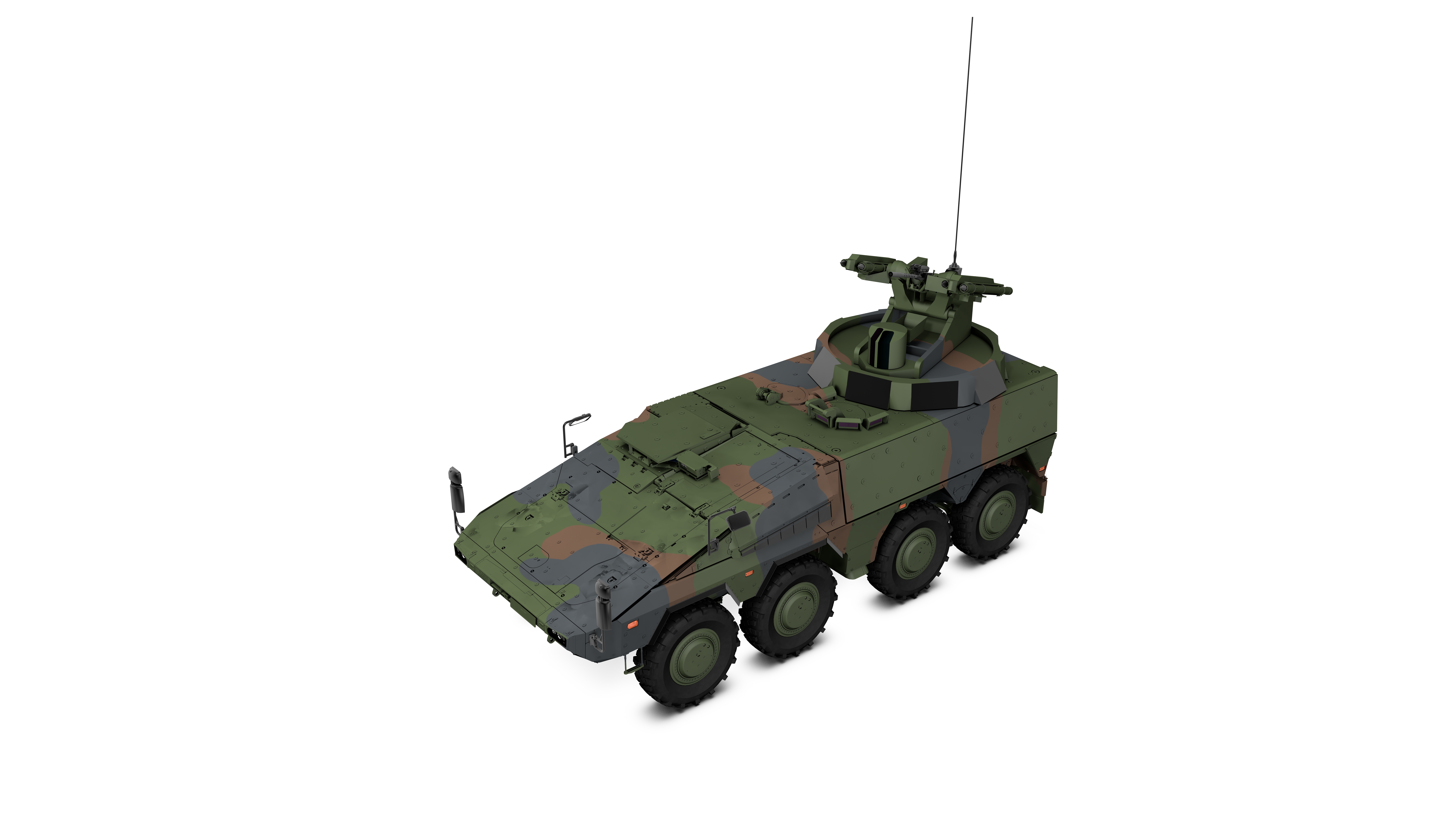 German Wiesel Ozelot Light Air Defence System, fitted with two box ...